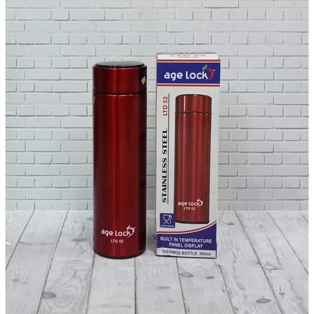 Jual TERMOS ELECTRIC / TERMOS DIGITAL STAINLESS STEEL 500 ML - AGE LOCK ...