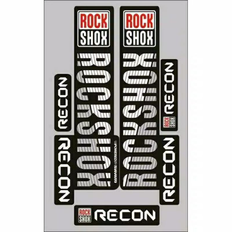 Jual Stiker fork-garpu sepeda RECON | Shopee Indonesia