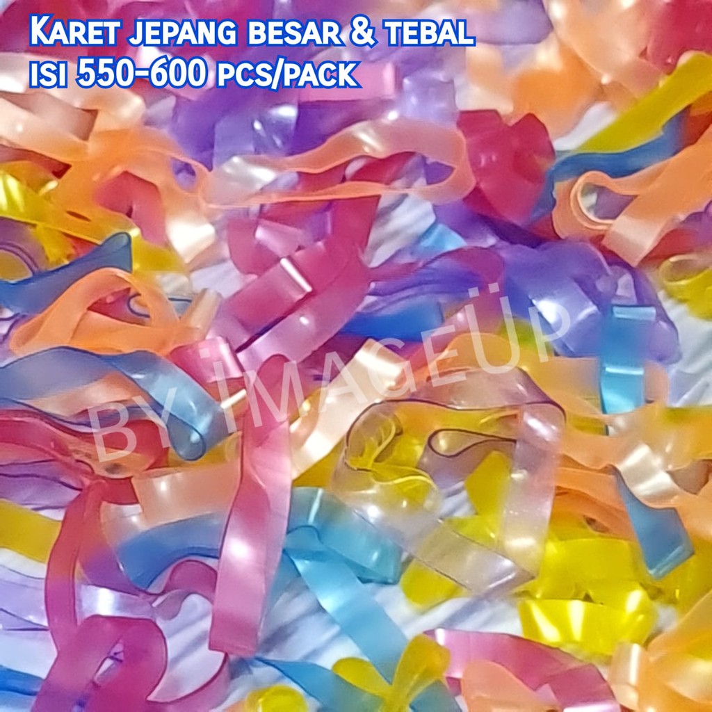 Jual KARET JEPANG UKURAN KARET BESAR ISI 600PCS | Shopee Indonesia
