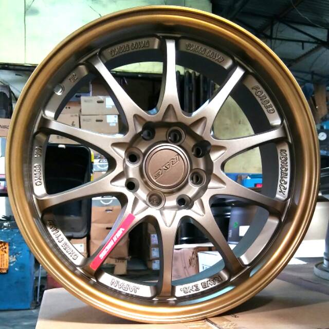 Jual Velg Rays Ce28 N559 R16x7 H8 (Sand bronz+BCL) | Shopee Indonesia