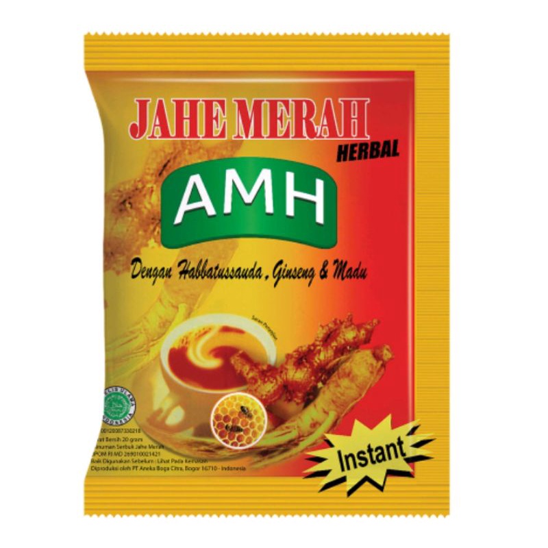 Jual AMH Jahe Merah Instan Sachet | Shopee Indonesia