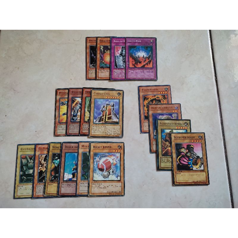 Jual Kartu Yugioh Paket Rock Monster Giant Soldier Muka Muka Castle ...