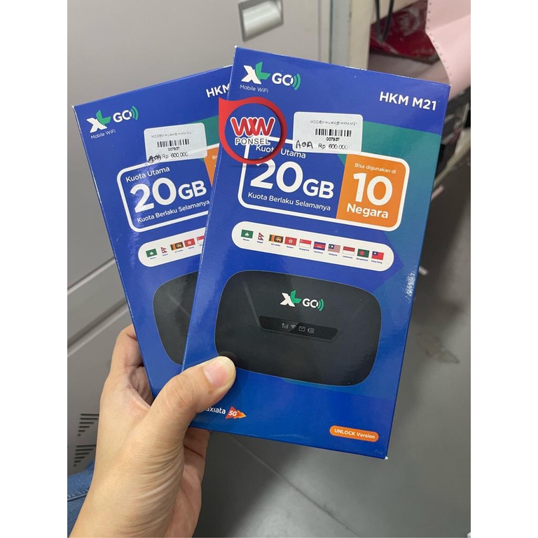 Jual Modem XL Hkm M21 Wifi Unlock 4G Free Xl Go izi Garansi Resmi ...