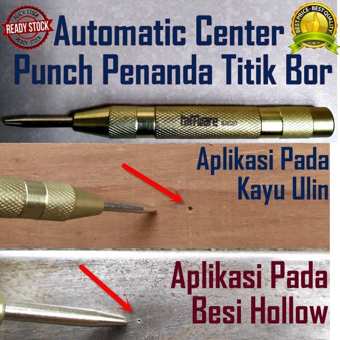 Jual Penanda Titik Bor Automatic Center Punch Penitik Bor Marking ...