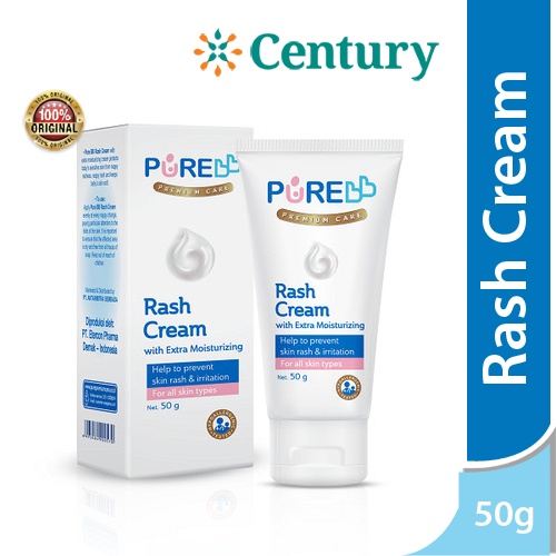 Jual Pure Baby Rash Cream 50gr / Krim Bayi / Iritasi / Ruam | Shopee ...