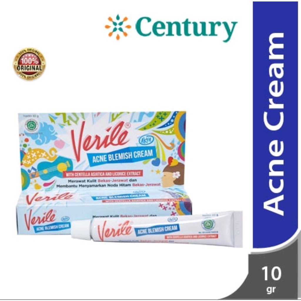Jual Verile Acne Blemish cream 10g Indonesia|Shopee Indonesia