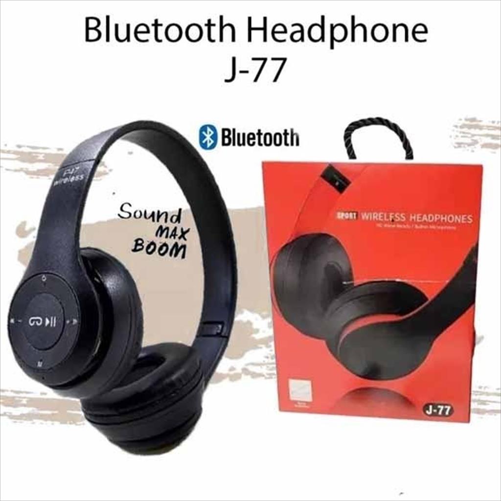 Jual P47 / J-77 Handsfree Bluetooth Headphone Wireless Stereo HD ...