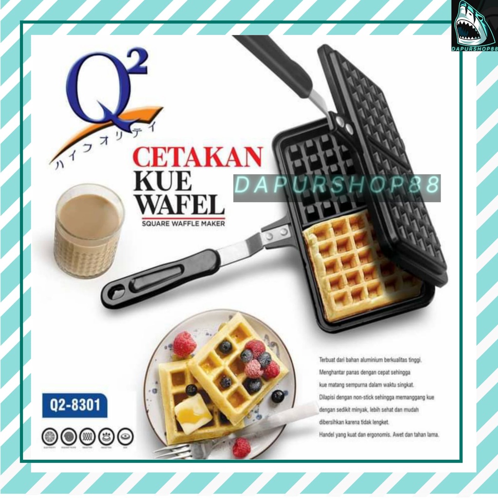 Jual CETAKAN KUE WAFEL KOTAK / CETAKAN KUE WAFFLE KOTAK / CETAKAN ...