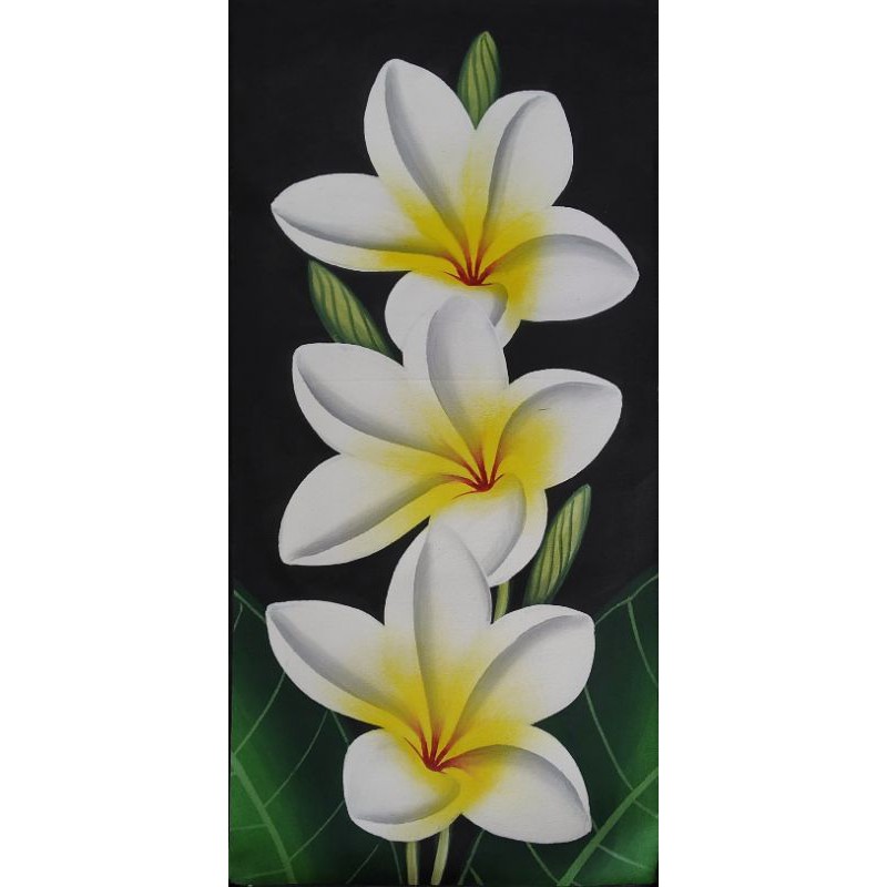 Jual Lukisan Bunga Kamboja Lukisan Indah Lukisan Alam Lukisan