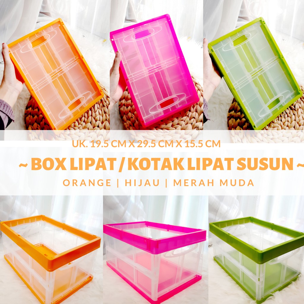 Jual Kotak Plastik Lipat Murah / Kontainer Lipat / Container Mainan ...