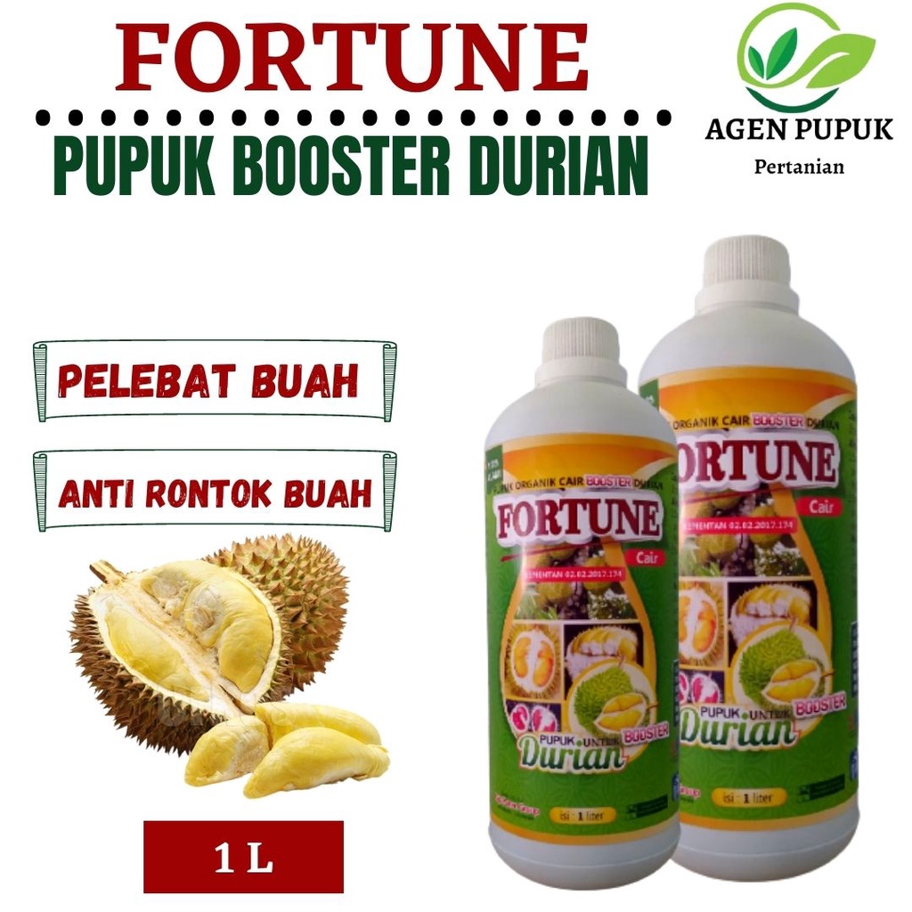 Jual Pupuk Buah Durian Agar Berbuah Lebat Di Luar Musim, Booster Durian Cair 1 Liter | Shopee ...