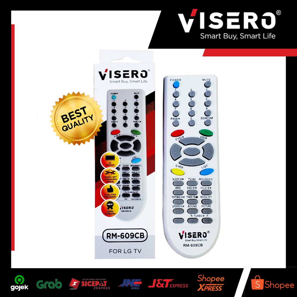 Jual Remot / Remote Multi TV LG Visero (RM-609CB) | Shopee Indonesia