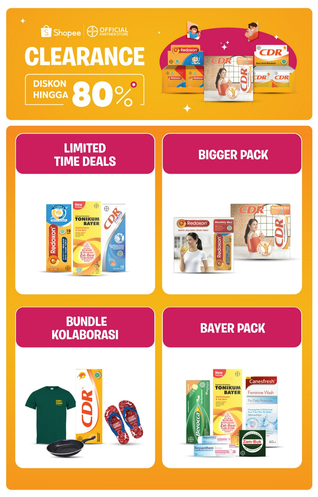 Toko Online Bayer Health Official Partner | Shopee Indonesia