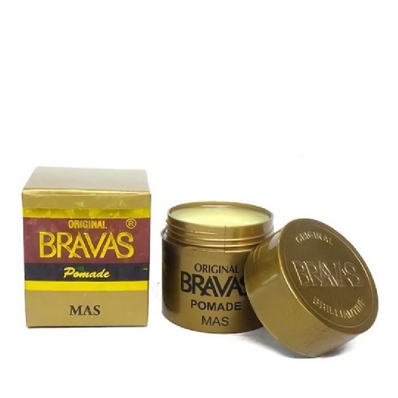 Jual Bravas Minyak Rambut Pomade MAS 80 gr | Shopee Indonesia