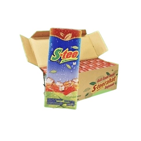 Jual Dus Karton S Tee Stee S-tee by Sosro Teh Botol Kotak 200ml 200 ml ...