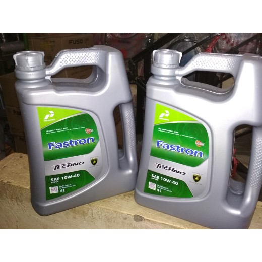 Oli Pertamina Fastron Techno SAE 10W-40 API SN 4 Liter Original ...