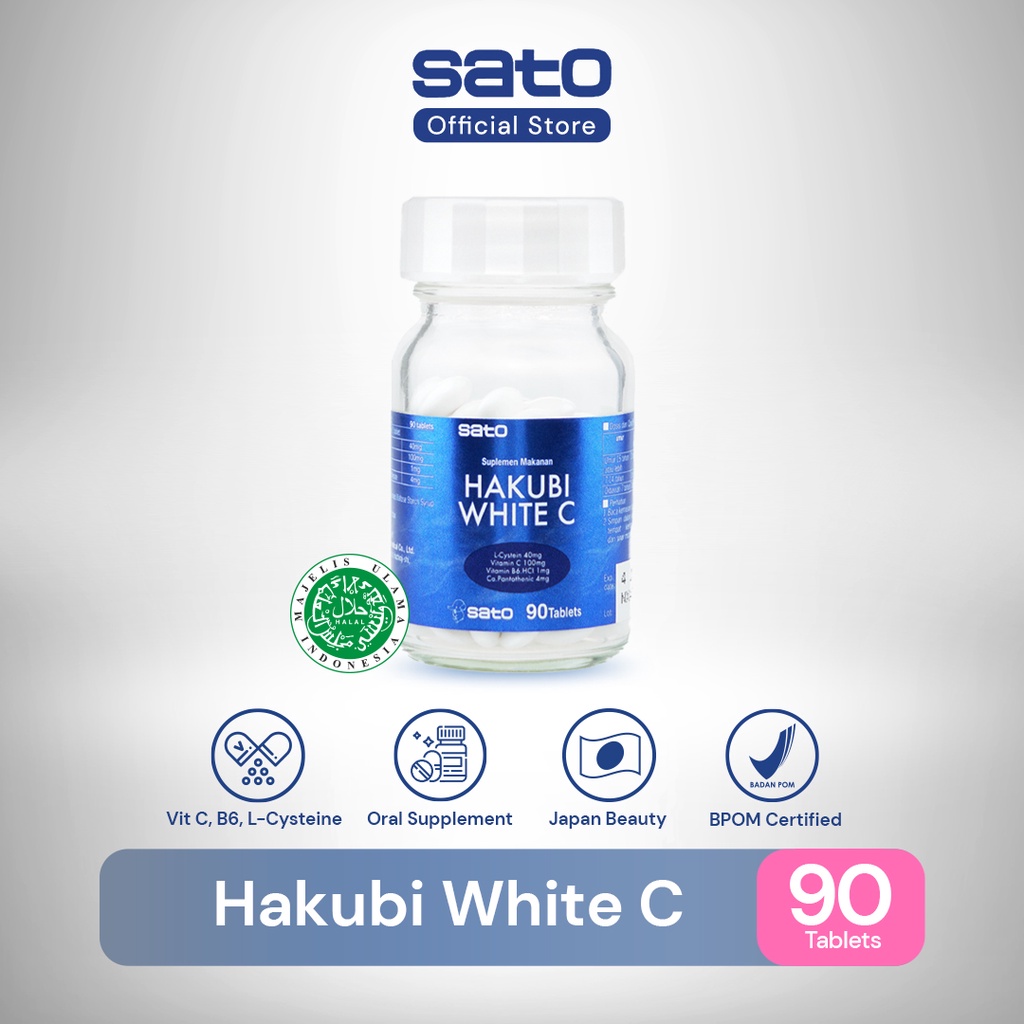 Jual Hakubi White C Suplemen Kesehatan 90 Tablet | Shopee Indonesia