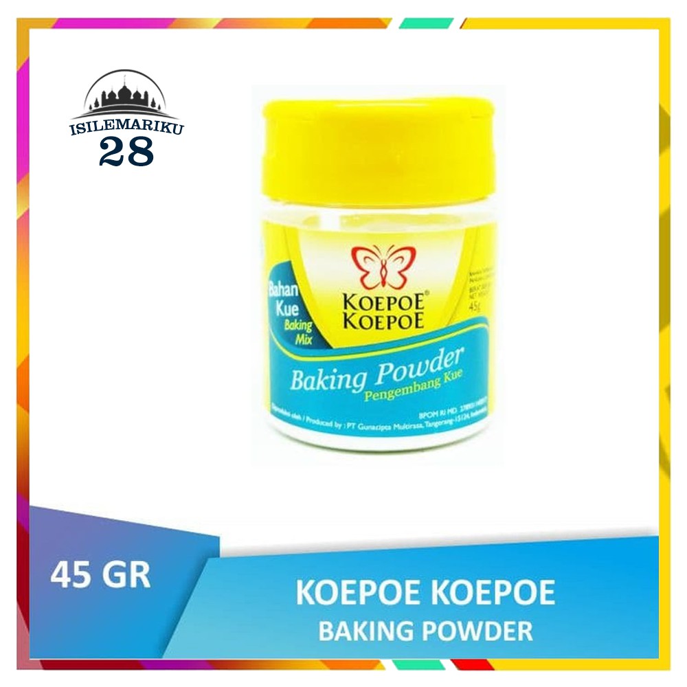 Jual Koepoe Koepoe Baking Powder 45 GR | Shopee Indonesia