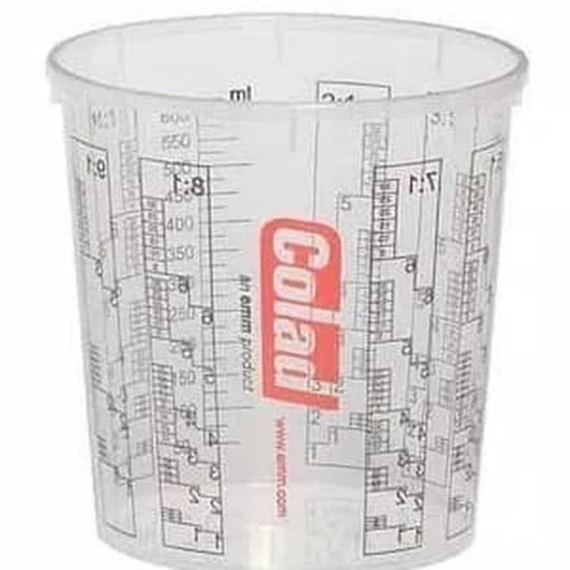Gelas takar pencampur cat - Paint Mixing Cup COLAD 350ml, 700ml, 900ml ...