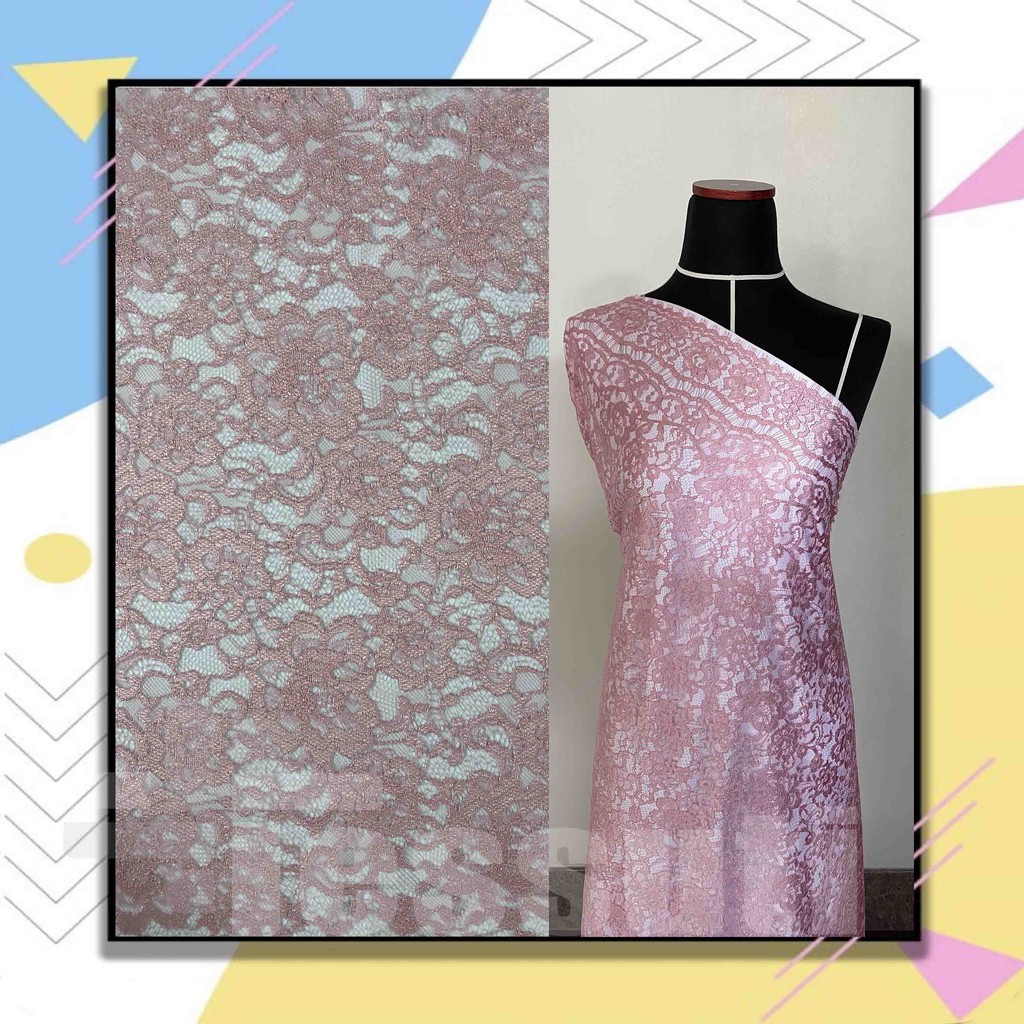 Jual KAIN BRUKAT / BROKAT PANEL UKURAN 2,4 METER | Shopee Indonesia