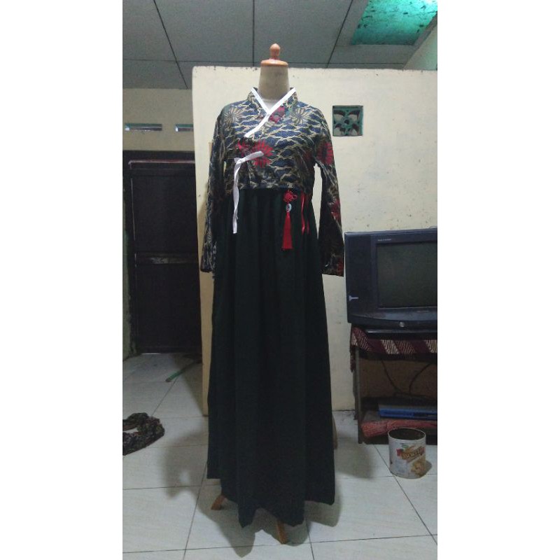Jual Jeogori hanbok/ jeogori batik/ hanbok batik | Shopee Indonesia