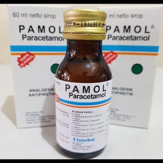 Jual PAMOL PARACETAMOL SIRUP 60 ML Obat Penurun Demam/Pereda Nyeri ...