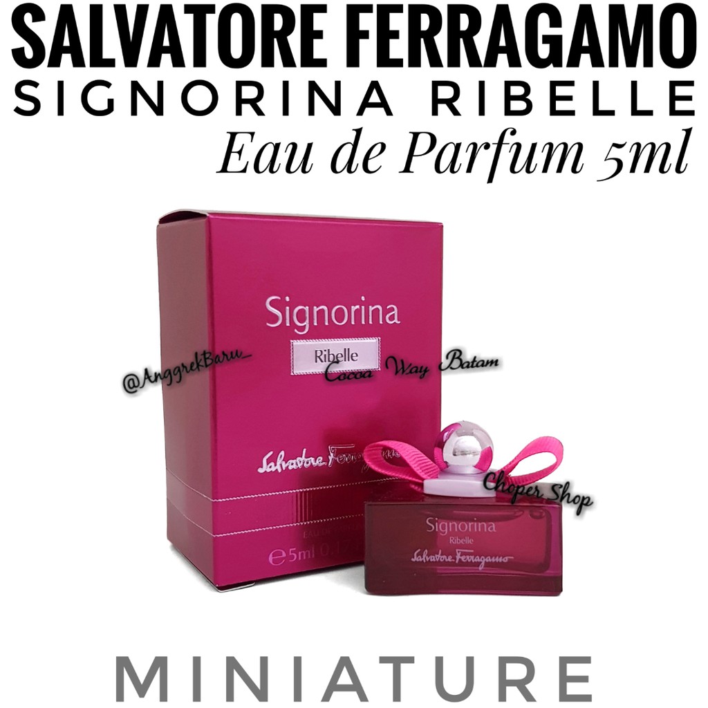 Jual Original Miniature Parfum Salvatore Signorina Ribelle EDP 5ml ...