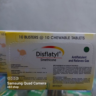 Jual DISFATYL / DISFLATYL 40 MG ISI 5 BLISTER X 10 TABLET UNTUK KEMBUNG ...