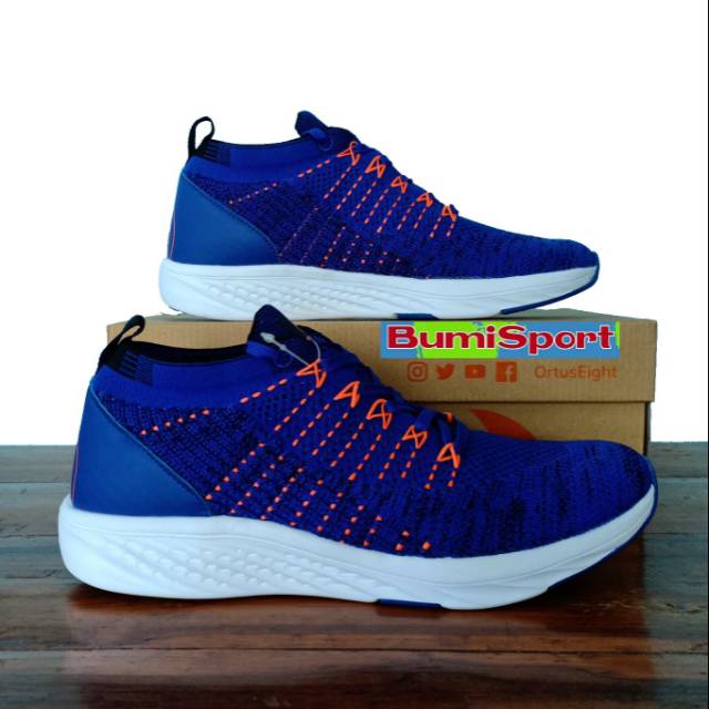 Jual Sepatu Running ORTUSEIGHT Proteus Vortec Blue/White Ortus Eight ...