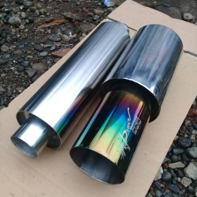 Jual Knalpot HKS Baby Pelangi Dan Resonator Stainles Mobil manual dan ...