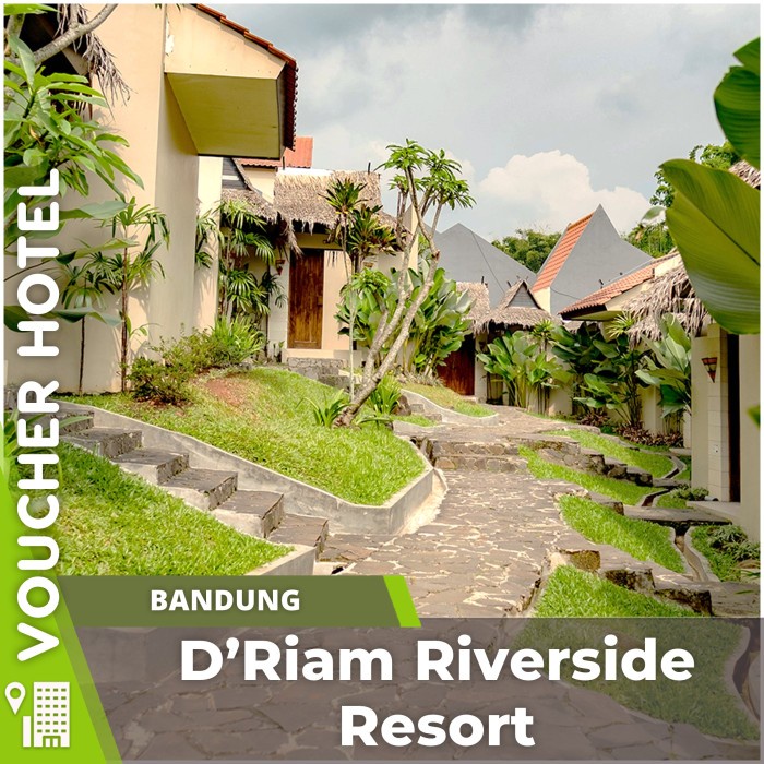 Jual Voucher Hotel Driam Riverside Resort Bandung Indonesia | Shopee ...