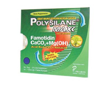 Jual Polysilane Max Tablet (Obat Maag) isi 5 Strip | Shopee Indonesia
