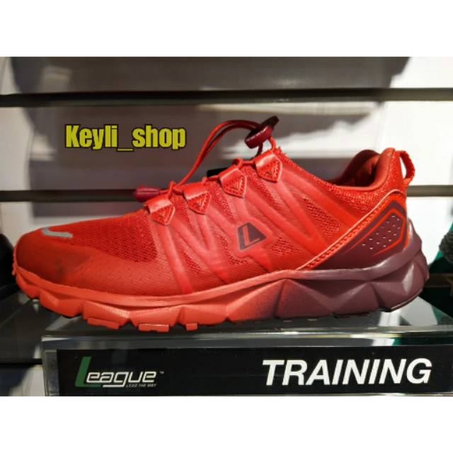 Jual Sepatu League Kumo 1.5 M Red Running Shoes Cowo Sneakers Pria ...