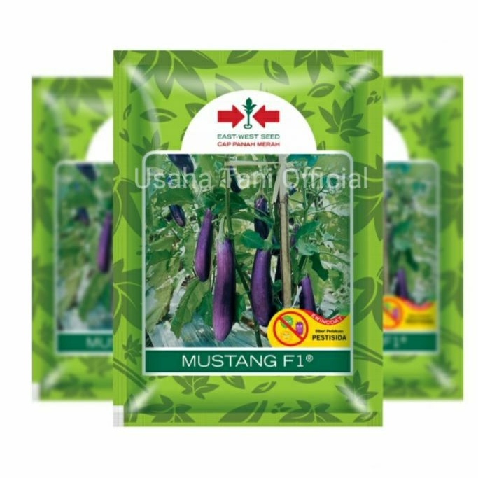 Jual Usaha Tani - Benih Terong Ungu Mustang F1 Cap Panah Merah | Shopee Indonesia