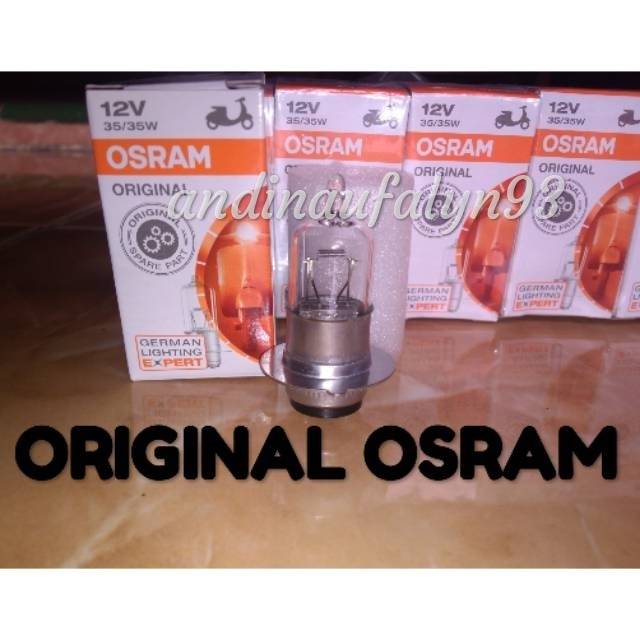 Jual Lampu depan motor OSRAM Original h6 matic fu | Shopee Indonesia