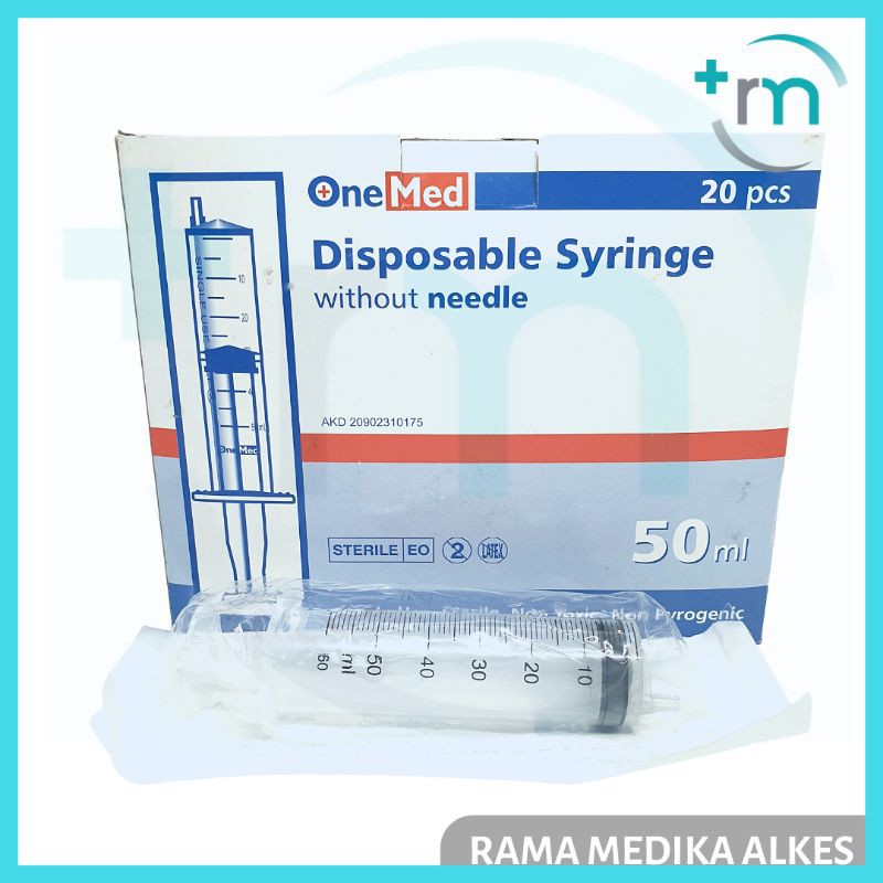 Jual Syringe Disposable Spuit 50 cc | lubang samping (harga per pcs ...