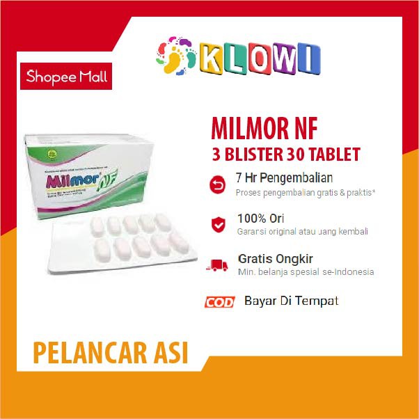 Jual Milmor Nf Pelancar Asi,Sari Katuk,Lancar Asi,Asi Booster - 3 X @1 ...