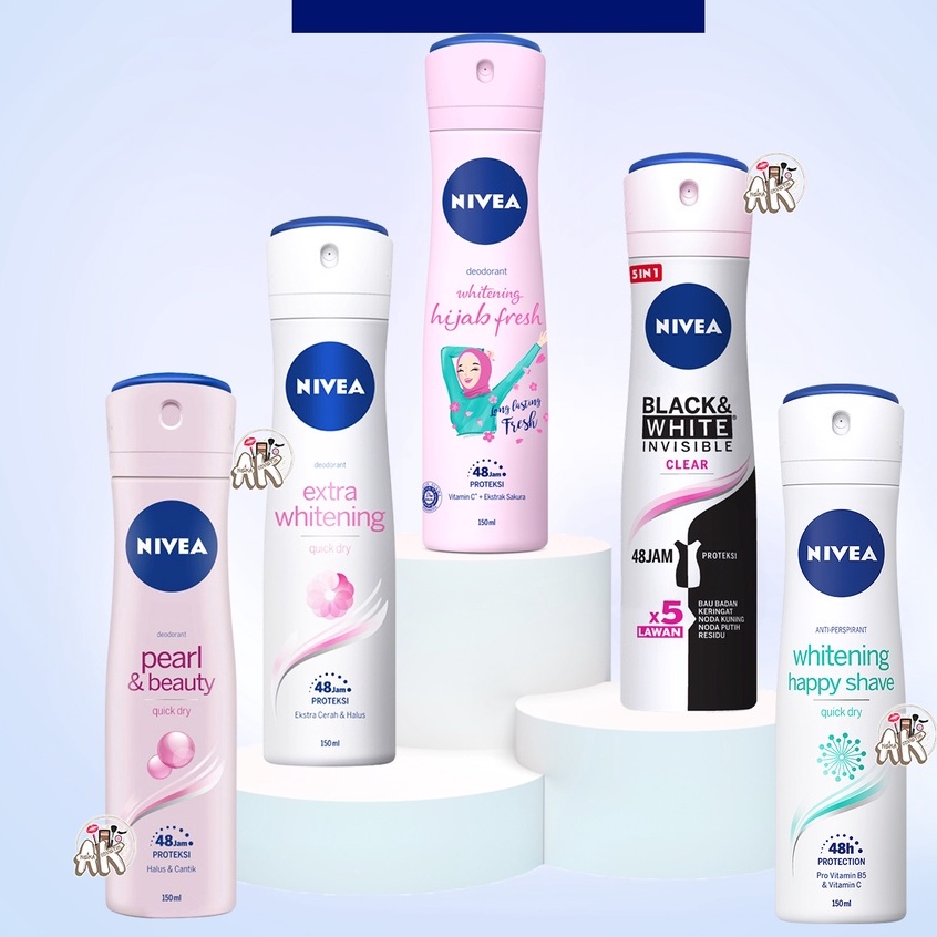 Jual Nivea deodorant spray ALL VARIAN 150 ml | Shopee Indonesia
