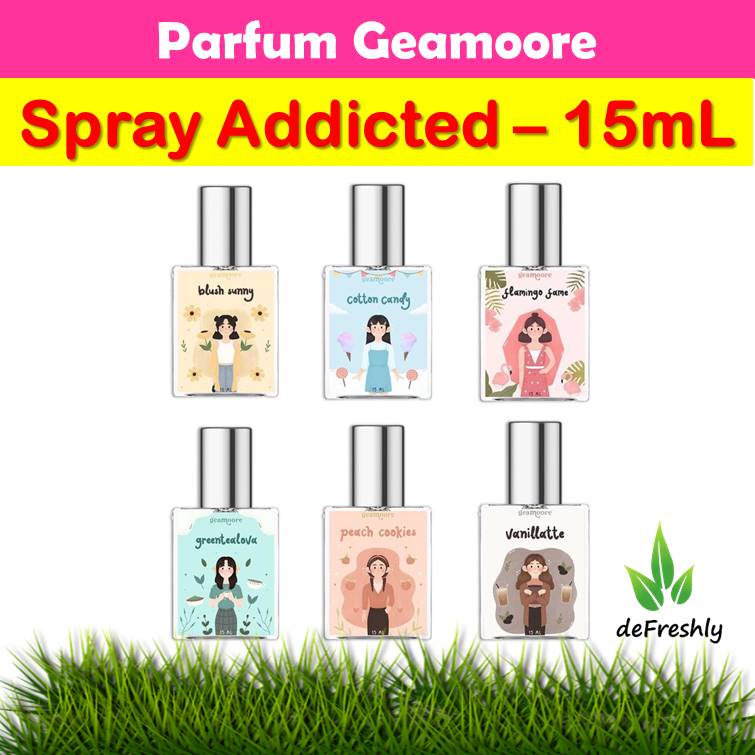 Jual GEAMOORE Spray Parfume - Addicted Series Perfume 15ML | Shopee ...
