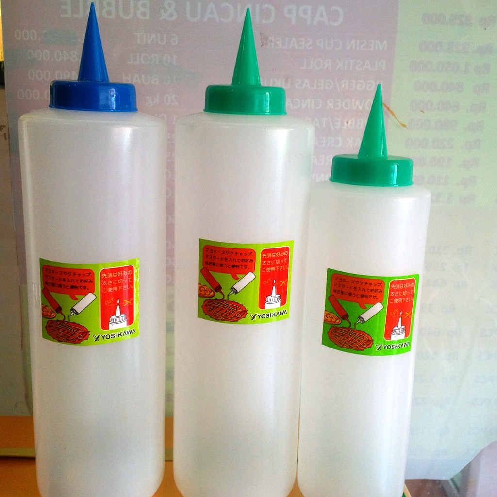 Jual Botol Saus - Botol Ujung Lancip - Sedang | Shopee Indonesia