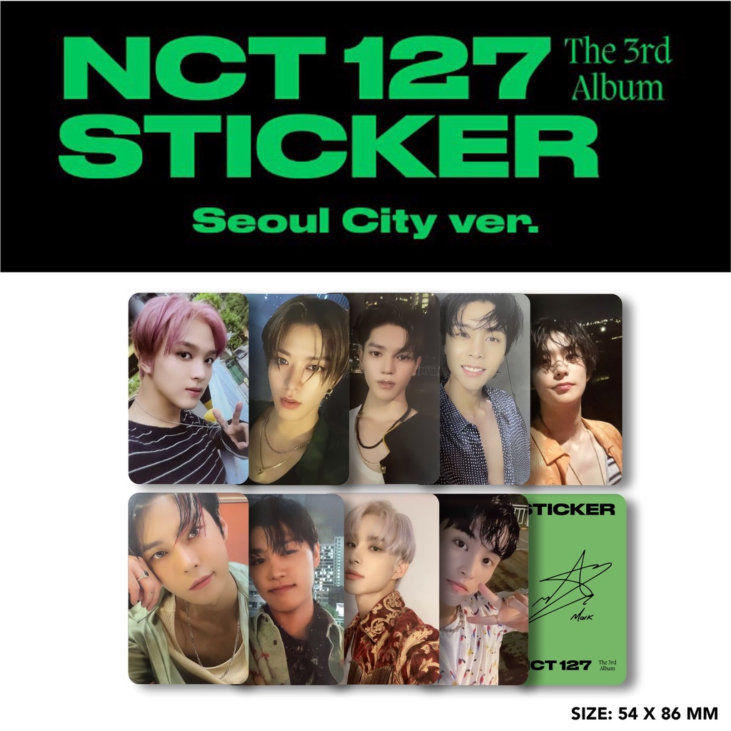 Jual [Photocard] NCT 127 Sticker - Seoul City Ver. | Shopee Indonesia