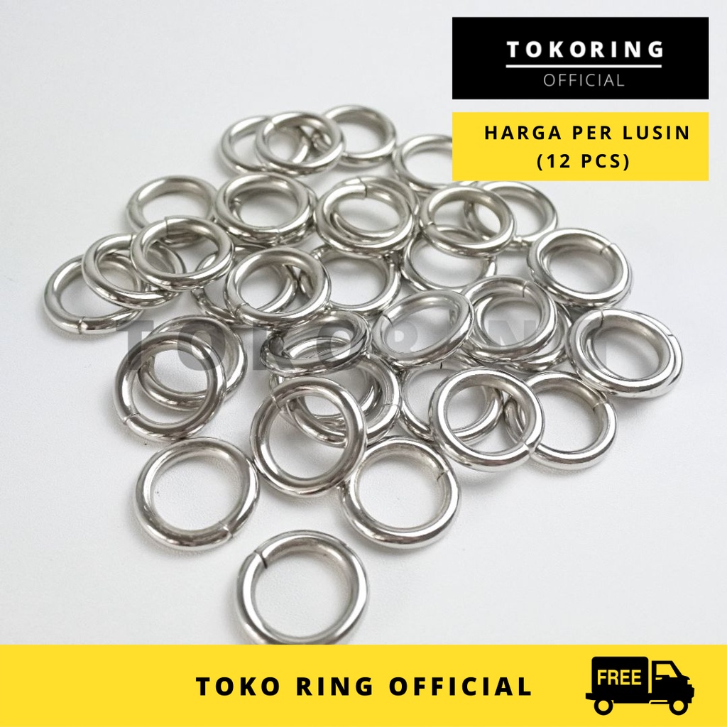 Jual Ring Bulat 1,2 cm tebal 3,3 mm Nikel - Toko Ring Official (Harga ...