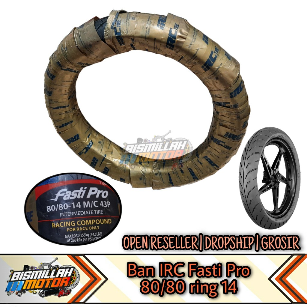 Jual BAN IRC FASTI PRO 80/80 RING 14 racing compound | Shopee Indonesia