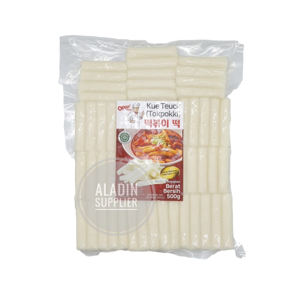 Jual OPPA Topokki Tteokbokki Tokpokki Tokpoki Rice Cake Korea Halal 500gr | Shopee Indonesia