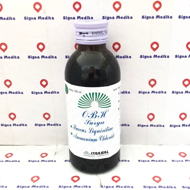 Jual OBH Surya Itrasal 100 ml - Obat Batuk Hitam Berdahak | Shopee ...