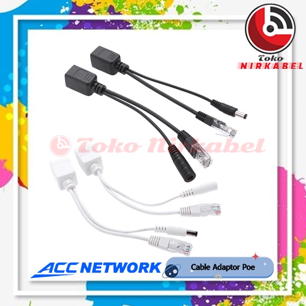 Jual POE Adapter Cable RJ45 POE Injector + POE Splitter Kit POE ...