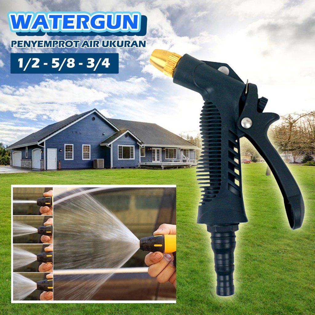 SEMPROTAN AIR TAMAN JET SPRAY MURAH / HOSE NOZZLE / WATERGUN 7 COD ...