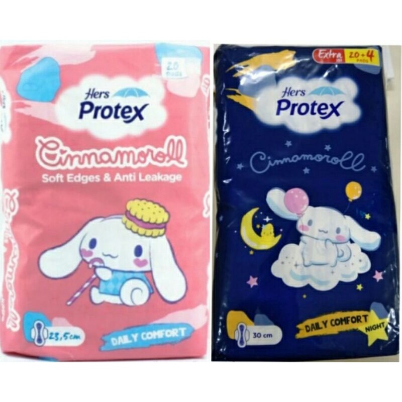 Jual Hers Protex Cinnamoroll 22s / 24s Daily Comfort Night | Shopee ...