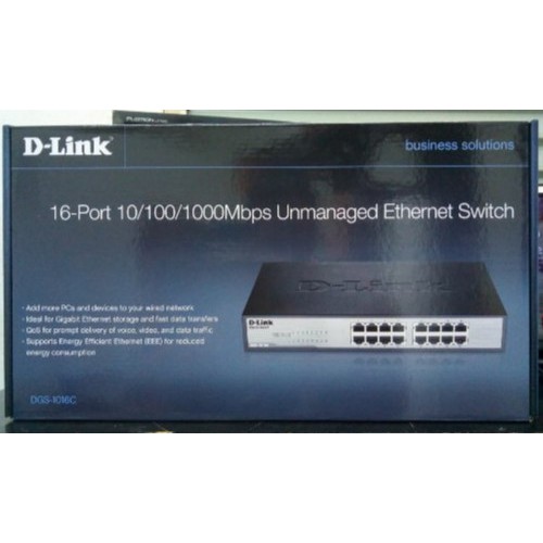 Jual D-Link DGS-1016C 16 Port Gigabit Switch (Metal) | Shopee Indonesia