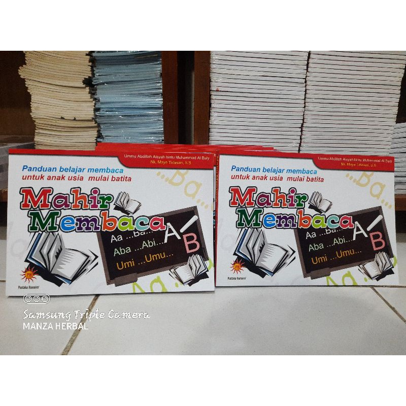 Jual Buku Panduan Belajar Mahir Membaca anak anak Pustaka Humairo ...